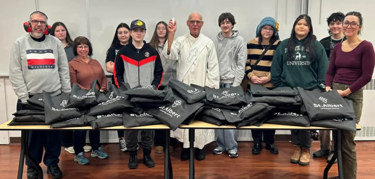 St. Albert Students Bless the Community with "Blessing Bags" & Receive ...